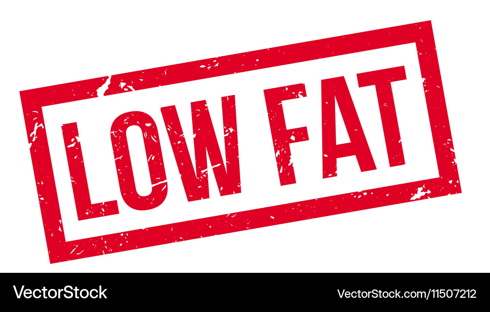 Low fat rubber stamp Royalty Free Vector Image