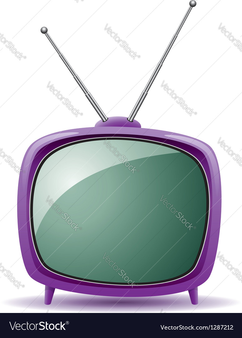 Tv set Royalty Free Vector Image - VectorStock