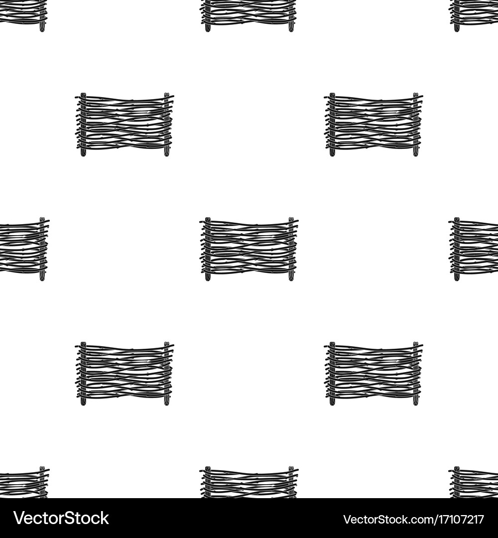 A wooden fence different single icon Royalty Free Vector