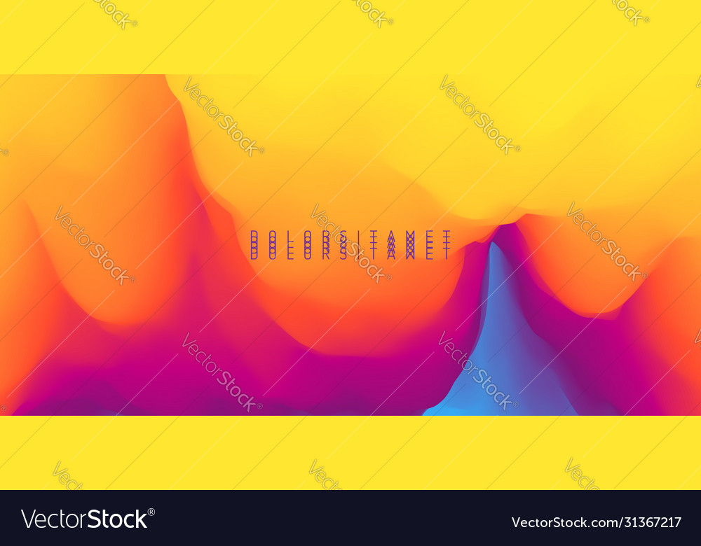 Abstract background with dynamic effect creative Vector Image