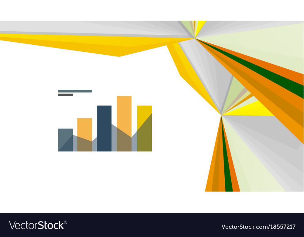 Modern triangle presentation template Royalty Free Vector