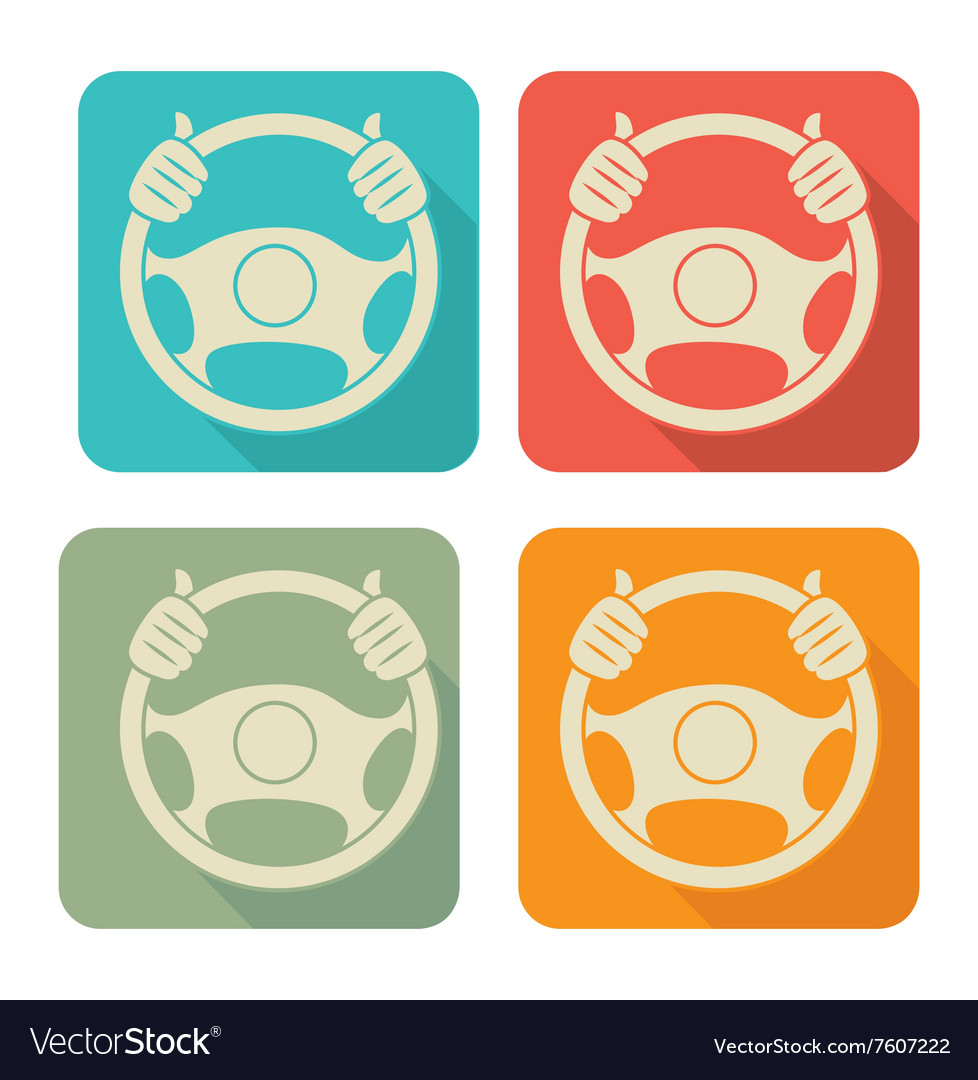 Driver car design Royalty Free Vector Image - VectorStock