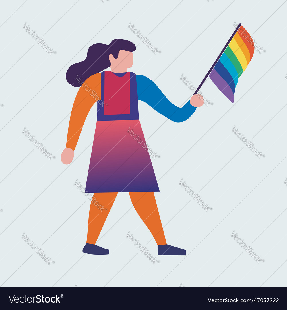 Lgbt community lgbtq pride parade gay Royalty Free Vector