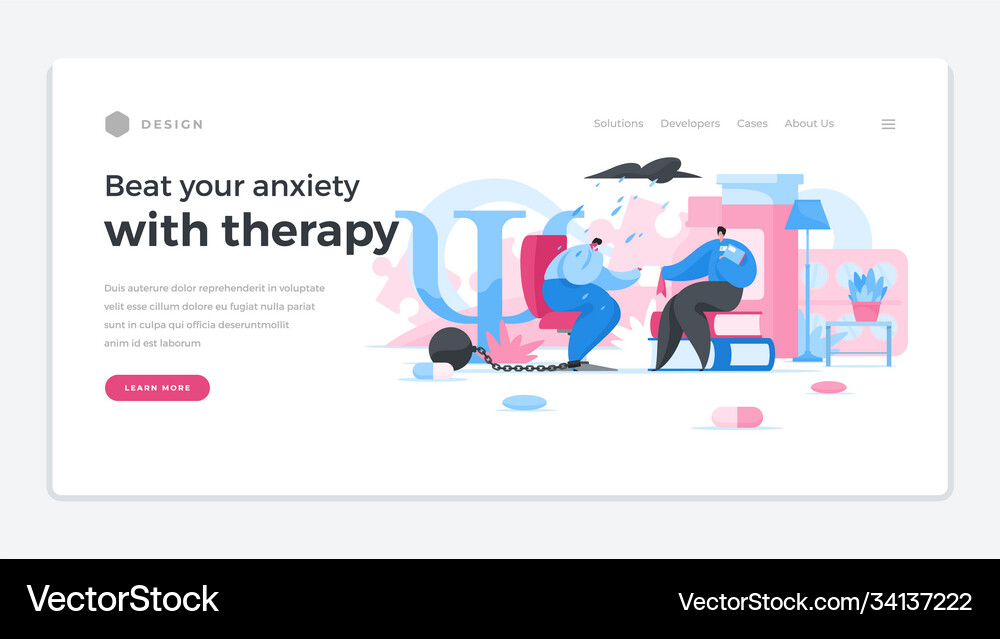 Removing psychological shackles professional Vector Image
