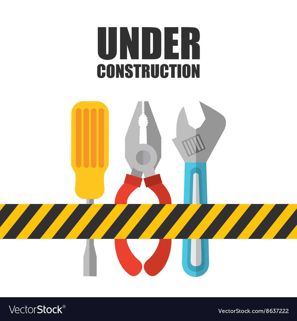 Under construction design Royalty Free Vector Image