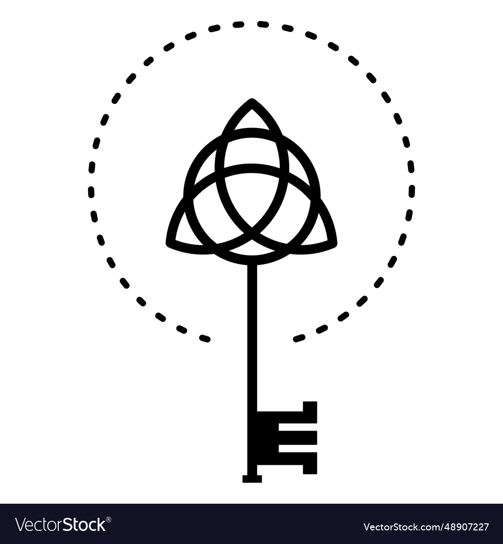 Magic key stroke Royalty Free Vector Image - VectorStock