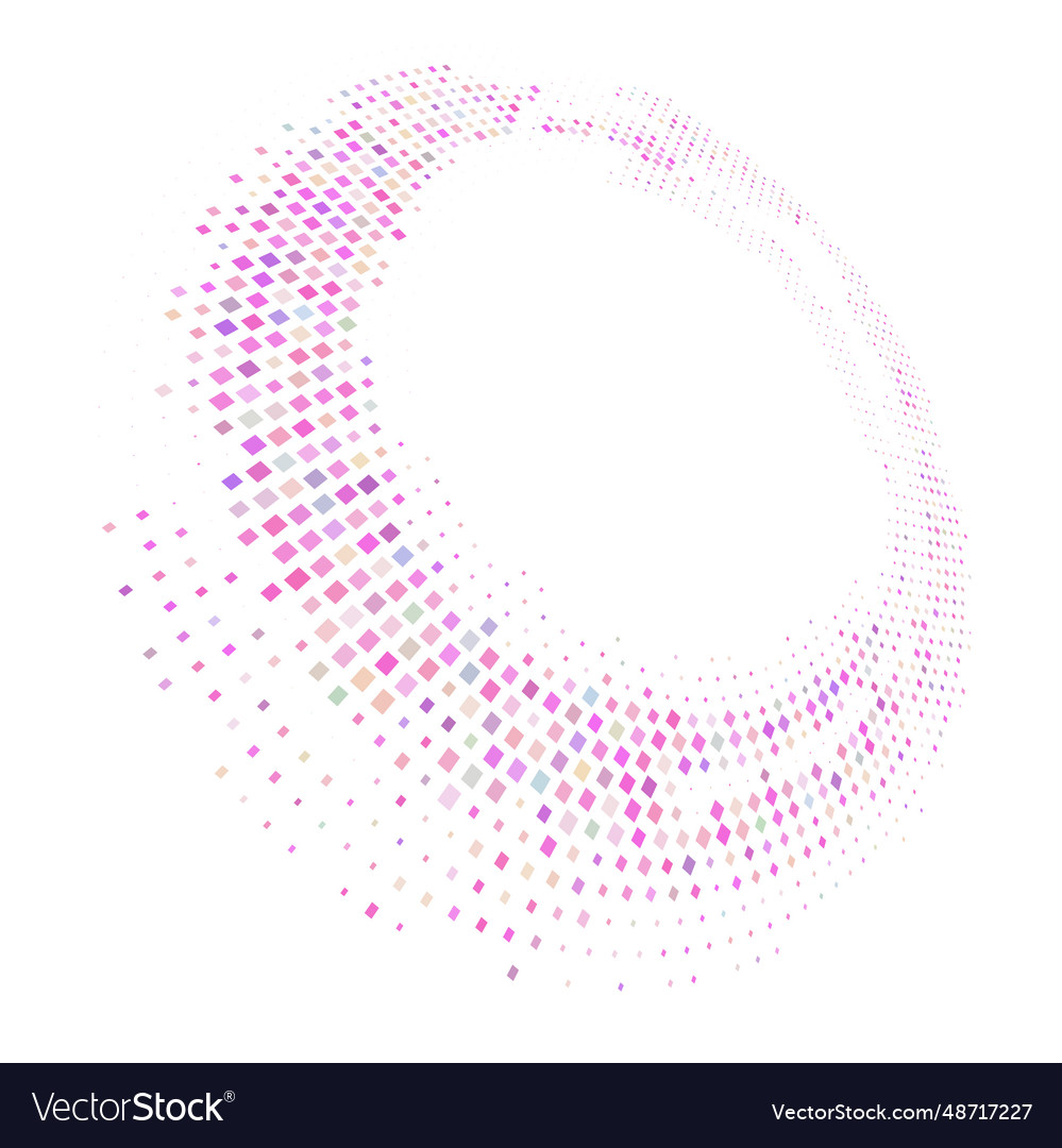 Virtual technology circle Royalty Free Vector Image