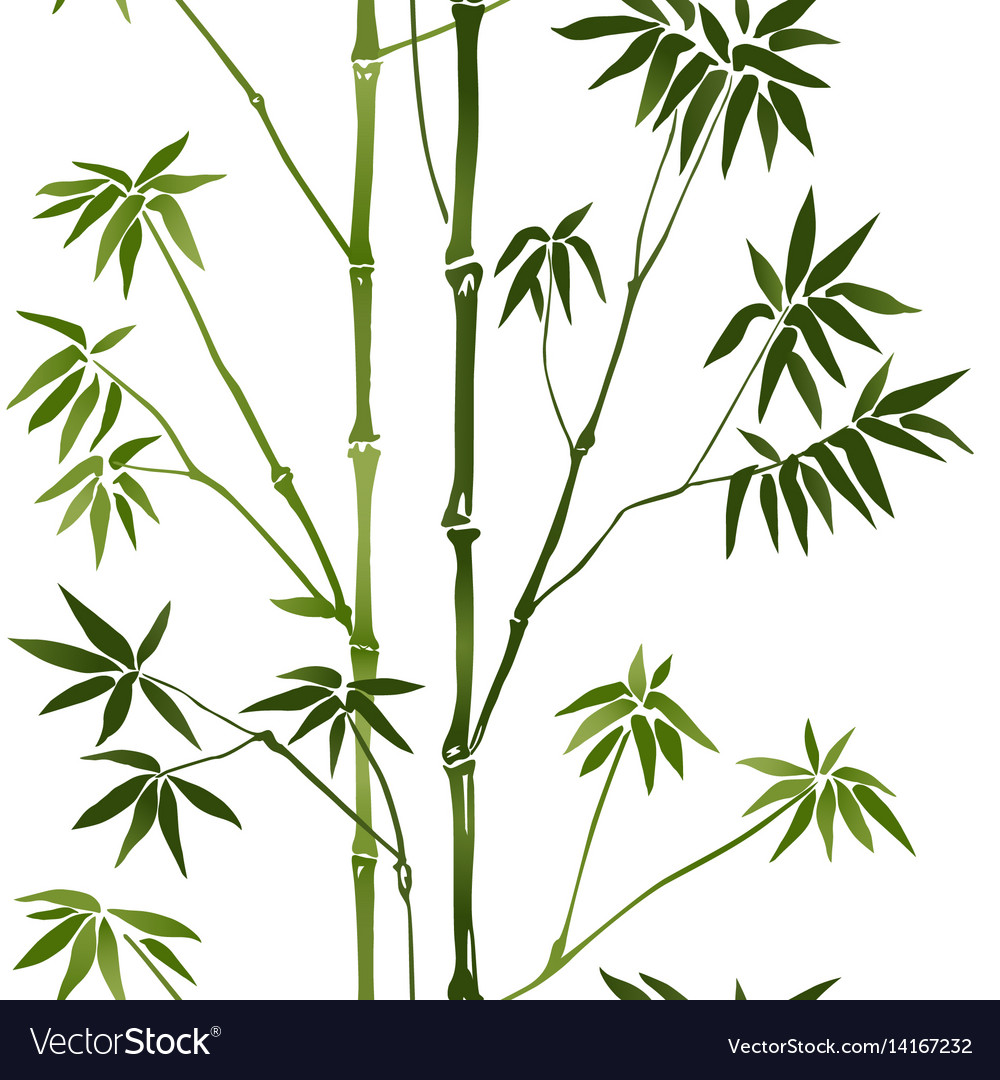 Bamboo seamless pattern Royalty Free Vector Image