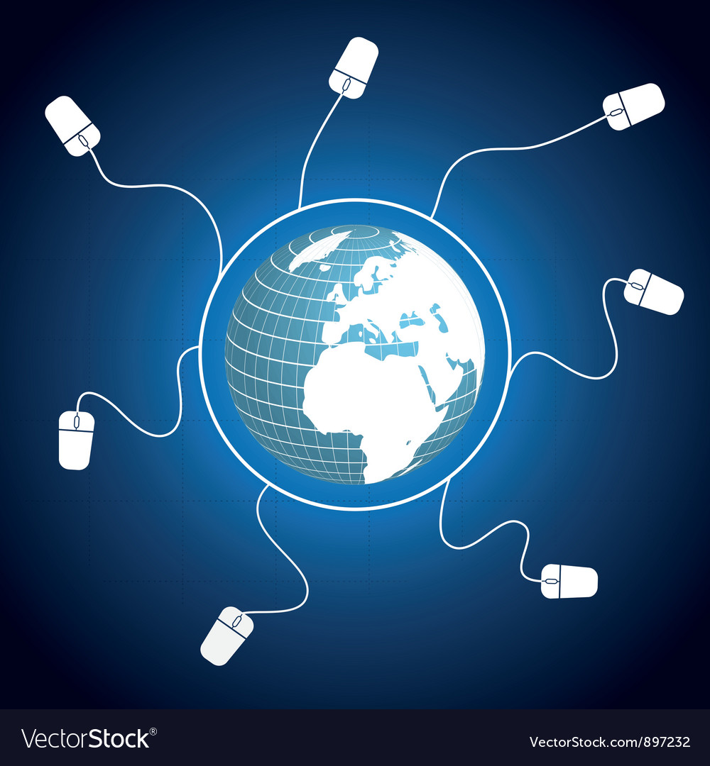 Global communication Royalty Free Vector Image