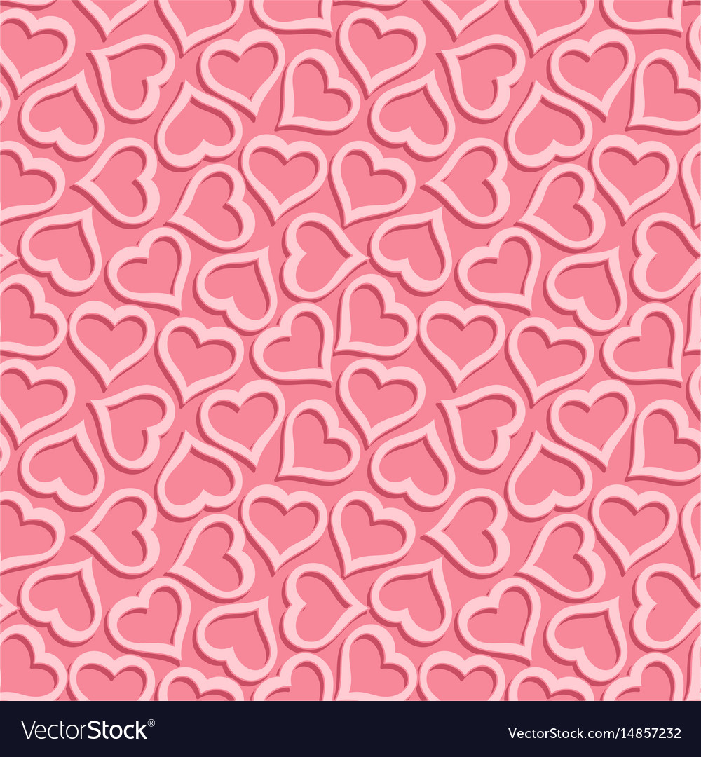 Seamless romantic pattern Royalty Free Vector Image