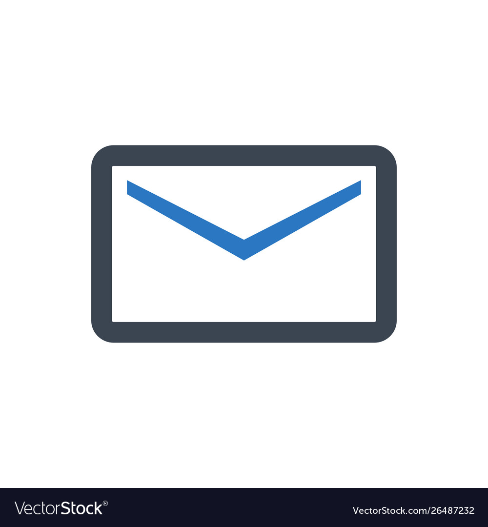 Simple message icon Royalty Free Vector Image - VectorStock