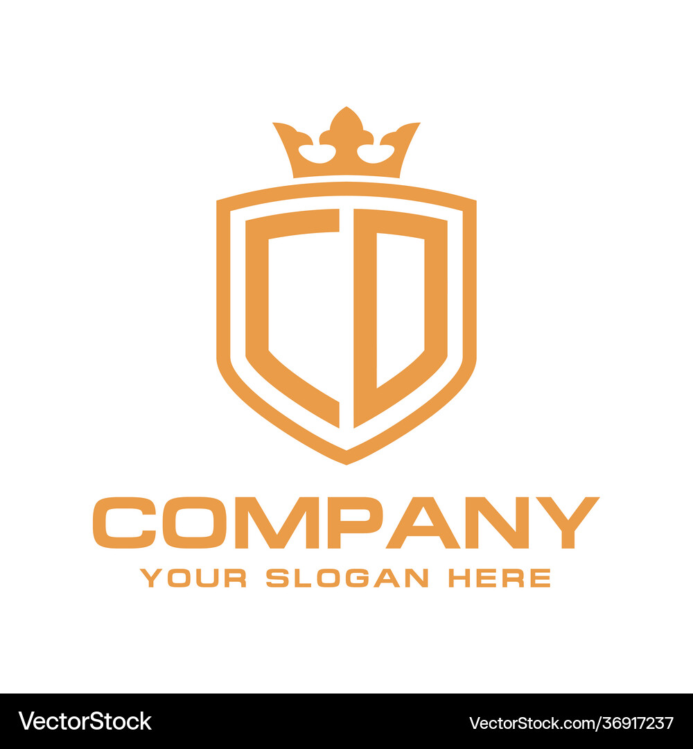 Cd logo Royalty Free Vector Image - VectorStock
