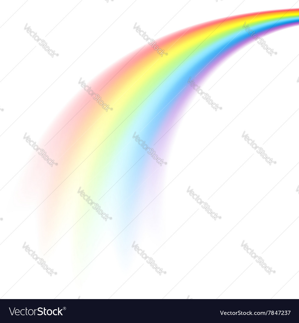 Rainbow comet Royalty Free Vector Image - VectorStock
