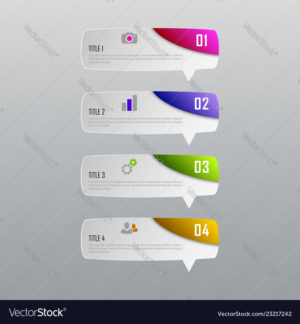 Abstract infographic template for chart diagram Vector Image