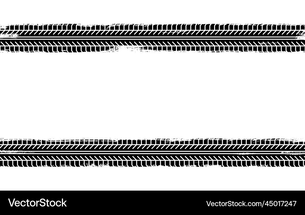 Auto tire tread grunge element car and motorcycle Vector Image