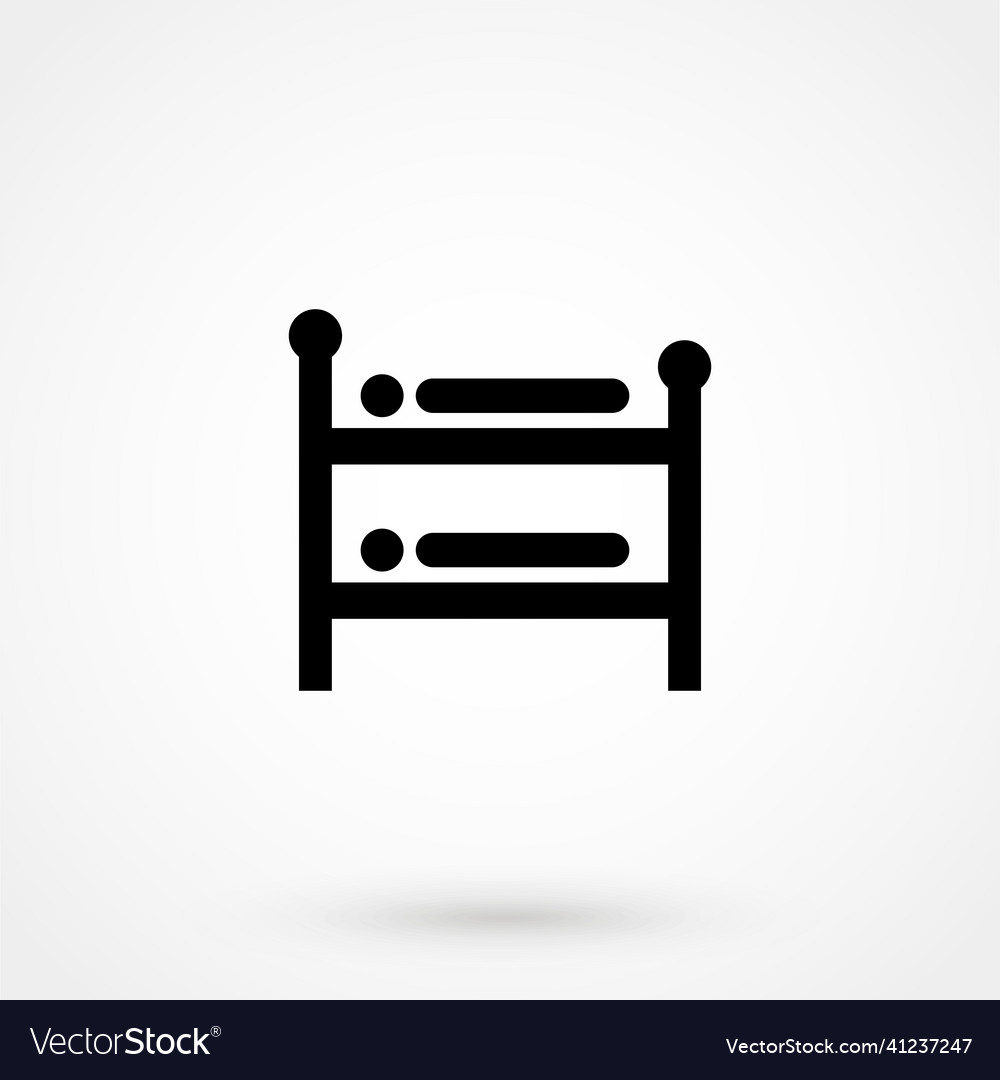 Bed icon Royalty Free Vector Image - VectorStock
