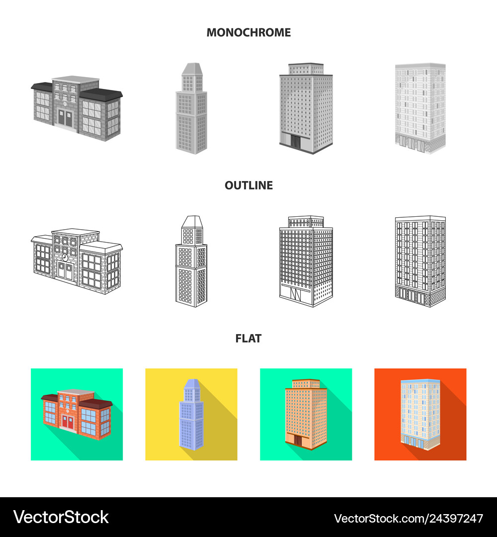 Design of construction and building symbol Vector Image