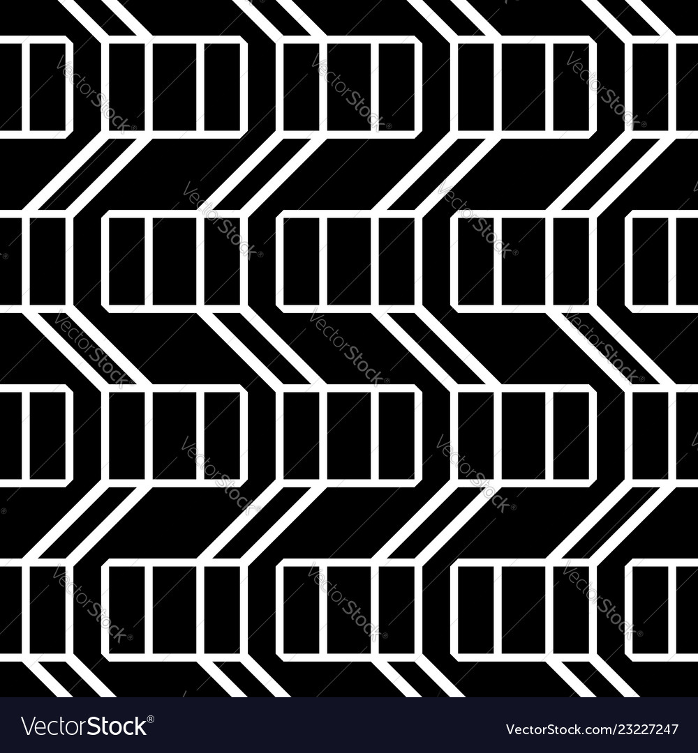 Design seamless monochrome grating pattern Vector Image Design seamless monochrome grating pattern Vector Image