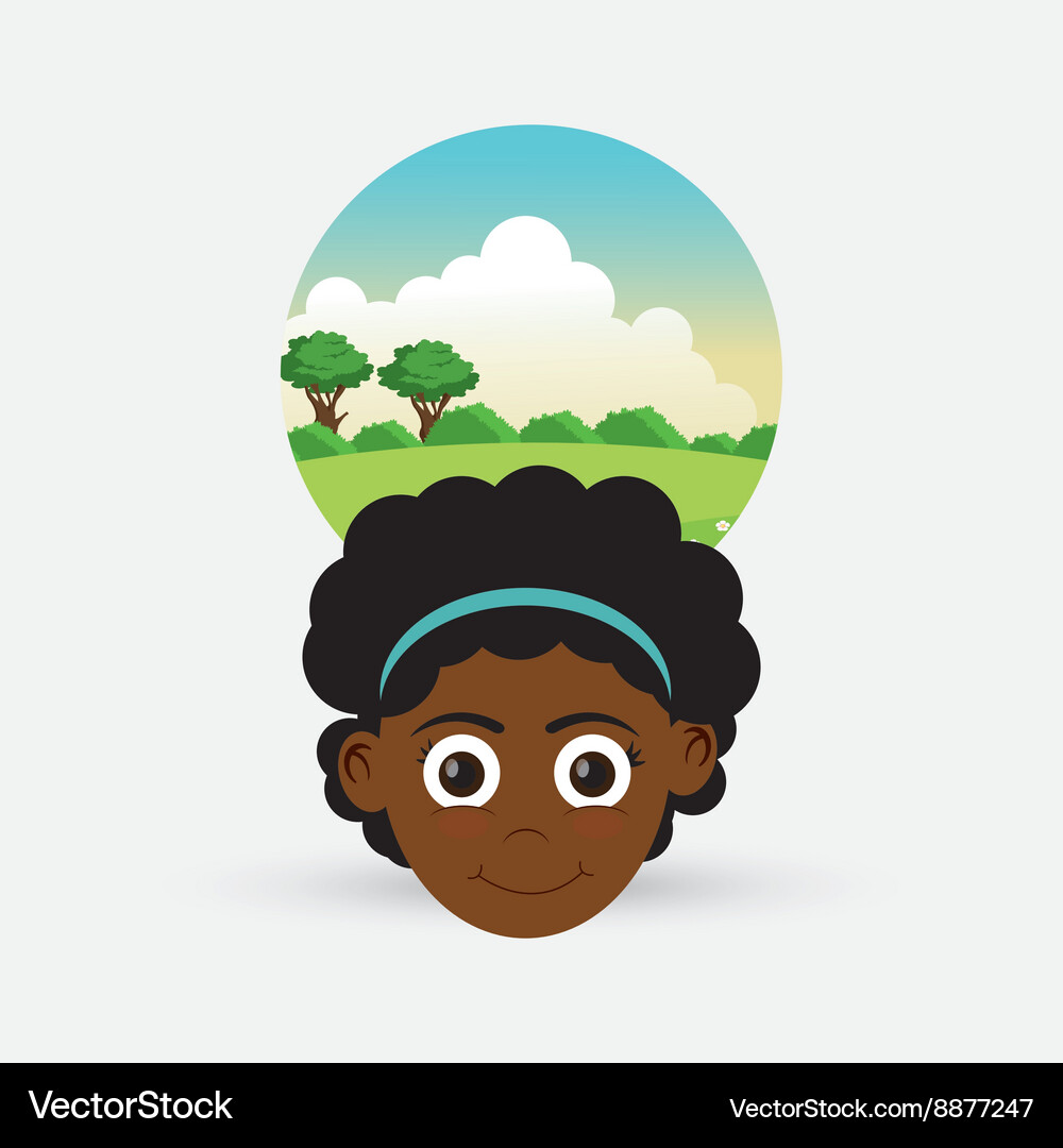 Kid icon child design childhood concept Royalty Free Vector