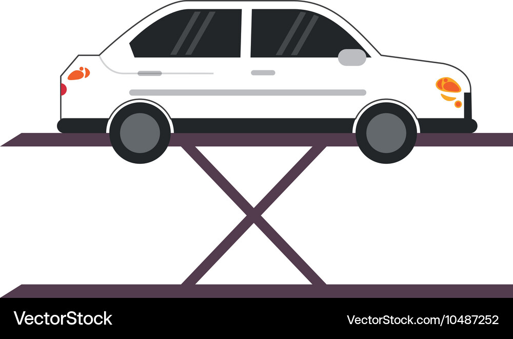 Car repair automobile design Royalty Free Vector Image