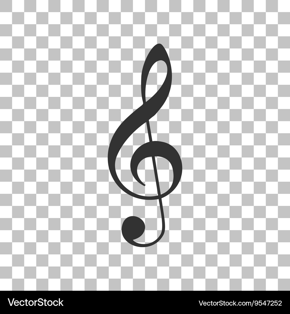 G-Clef Treble Clef Music Symbol Royalty Free Vector Image