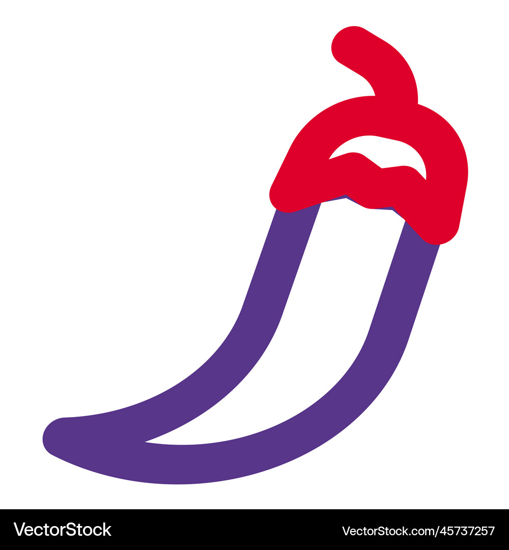 Hot and spicy chili pepper Royalty Free Vector Image