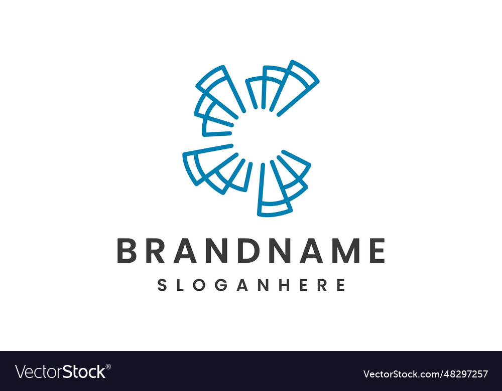 Letter c Royalty Free Vector Image - VectorStock