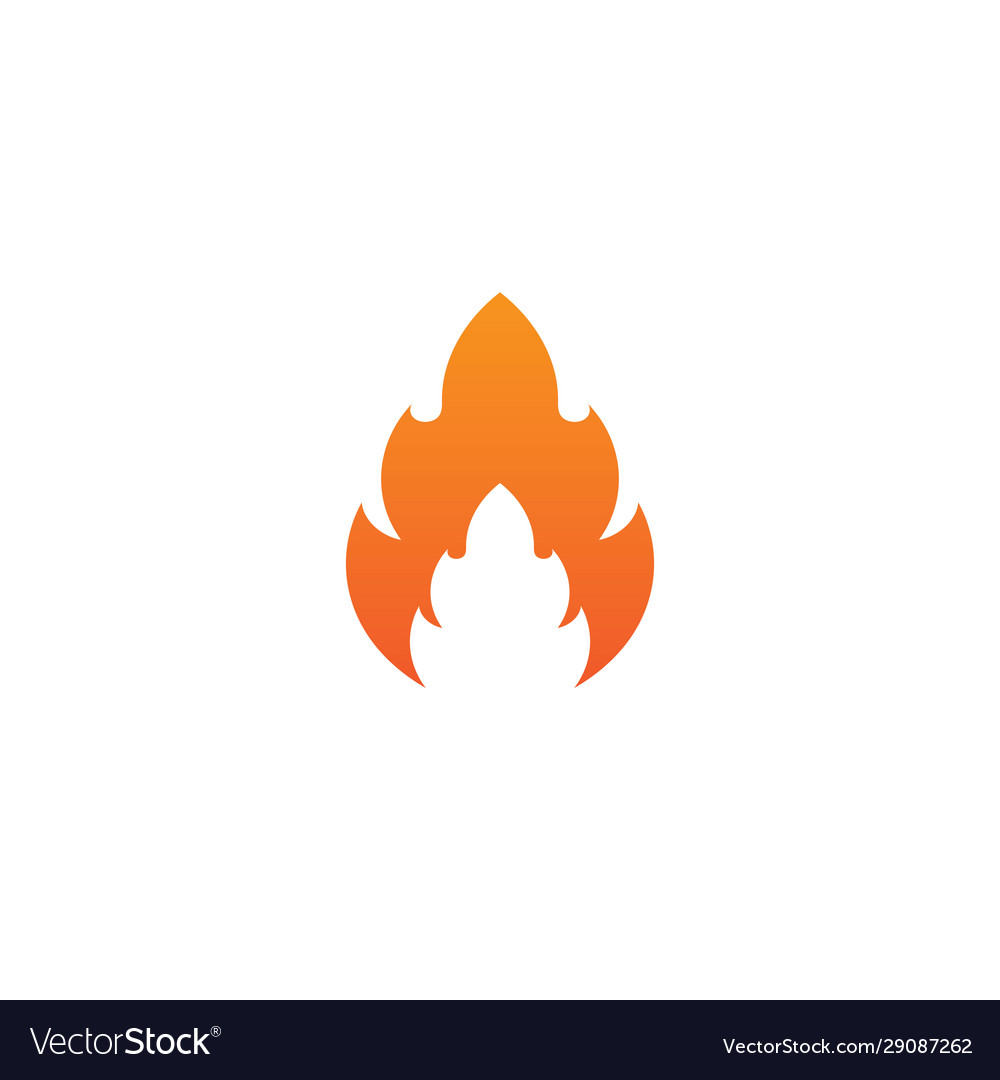 Fire flame design Royalty Free Vector Image - VectorStock