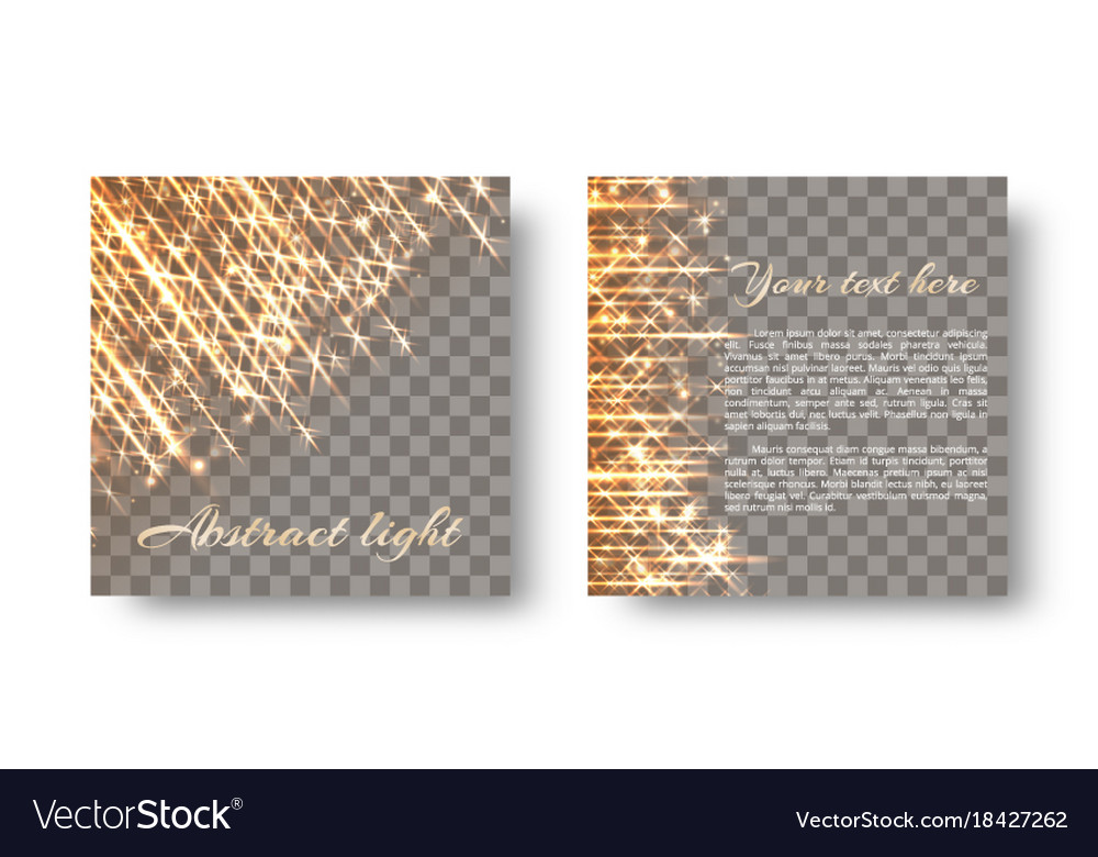 Square background with rays light Royalty Free Vector Image
