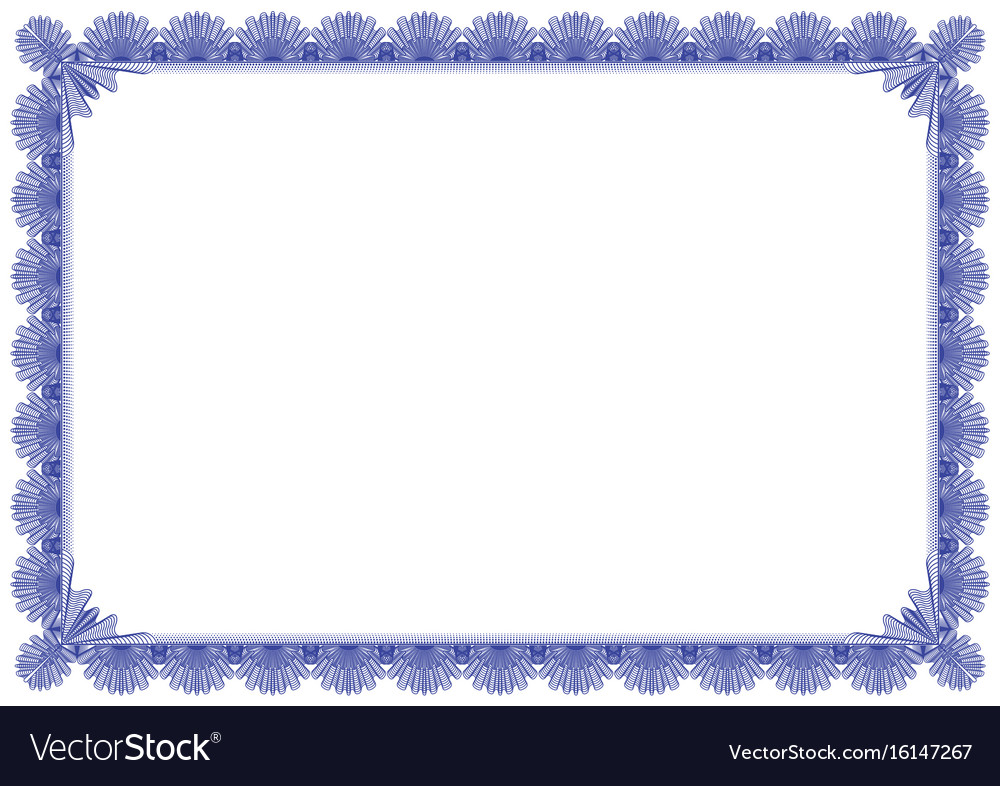 Classic border frame editable Royalty Free Vector Image