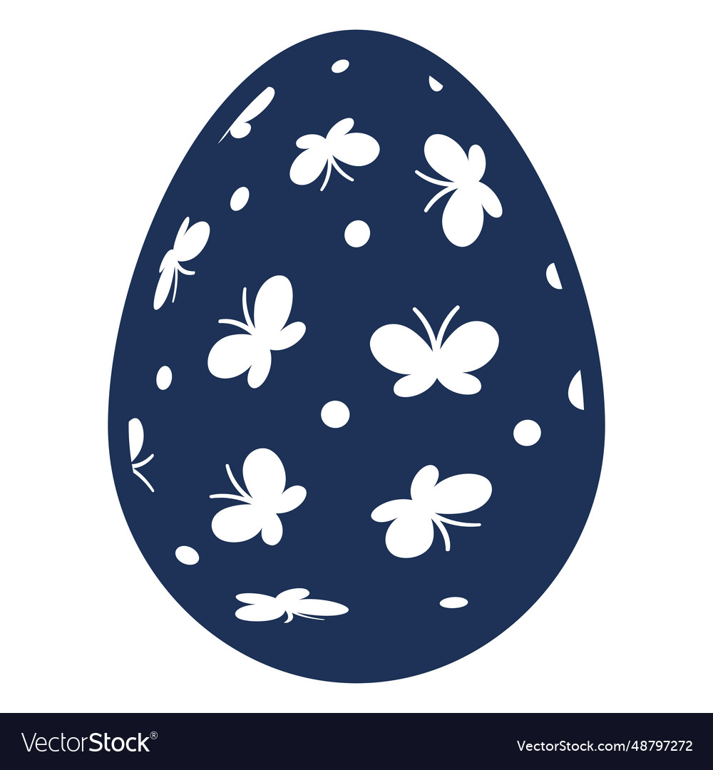 Egg easter painted pattern Royalty Free Vector Image