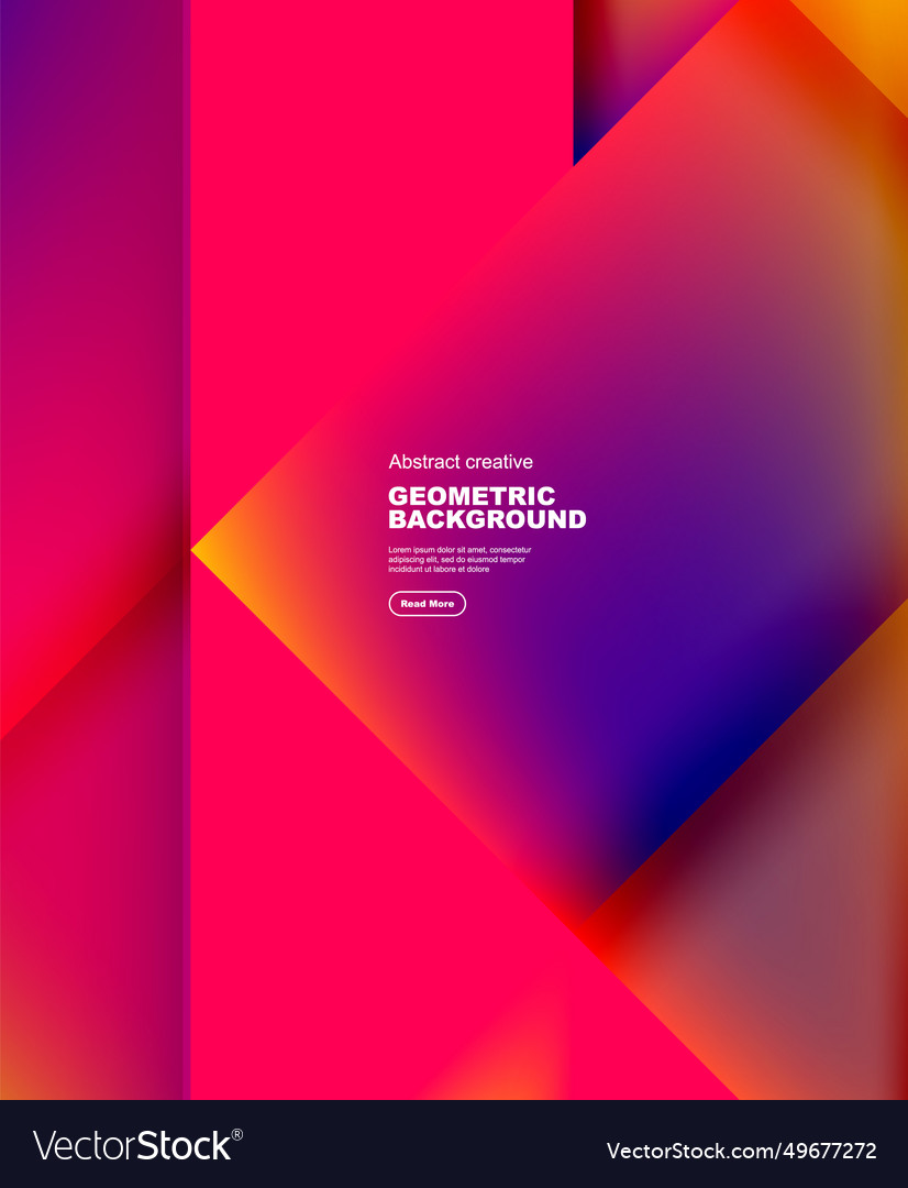 Gradient triangles abstract background Royalty Free Vector