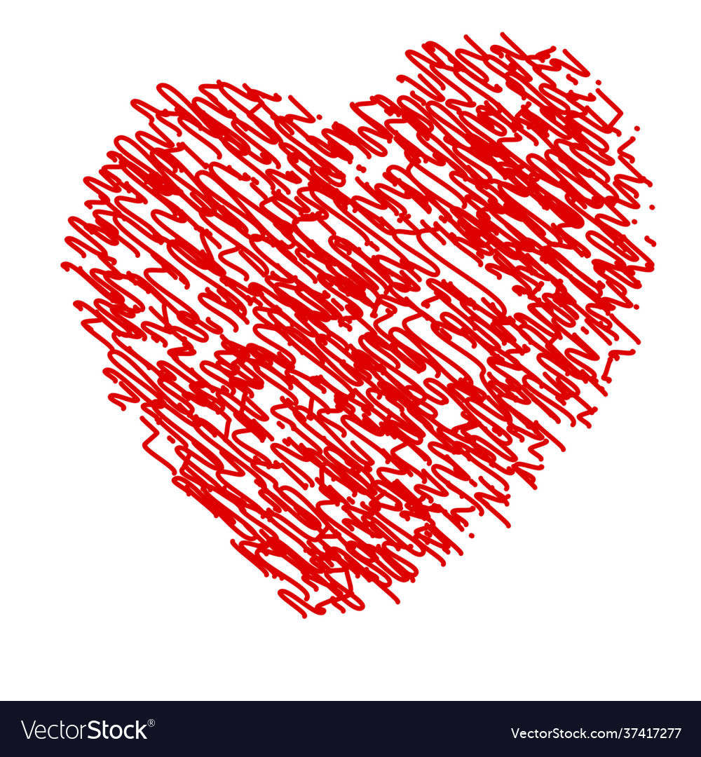 Crosshatching valentines Royalty Free Vector Image Crosshatching valentines Royalty Free Vector Image