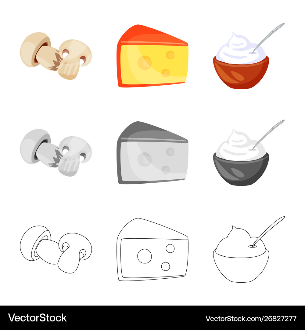 Design taste and product icon set Royalty Free Vector Image