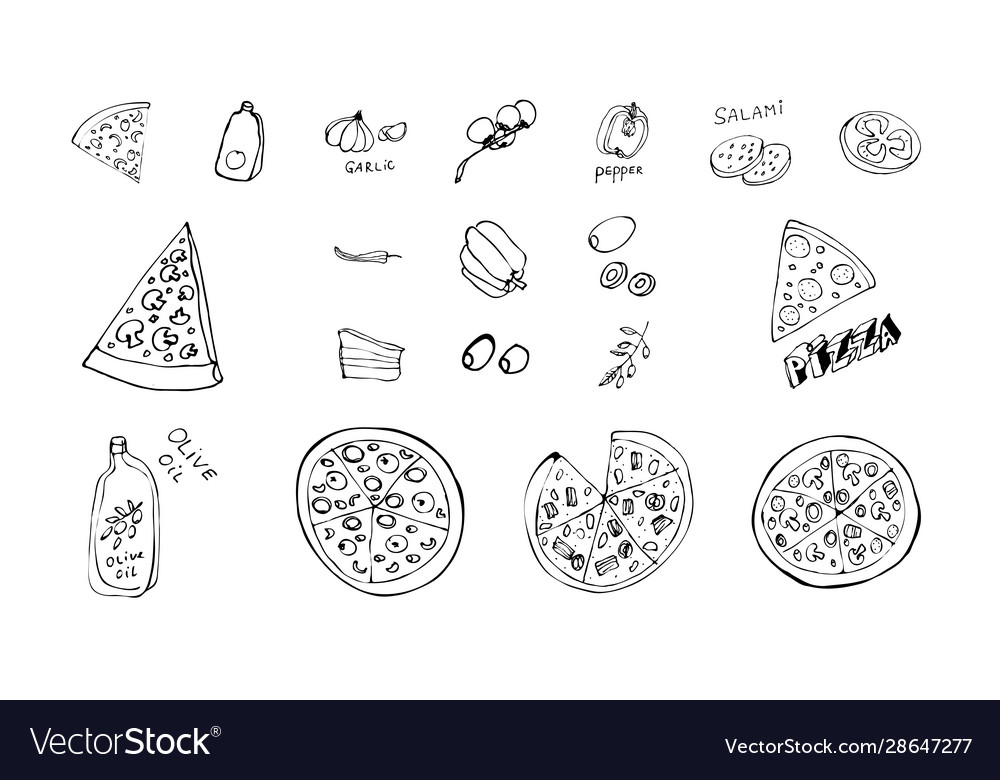 Pizza Drawing