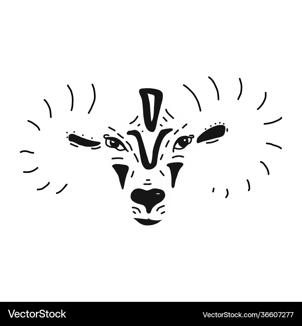 Emblem aries one 12 signs zodiac Royalty Free Vector Image