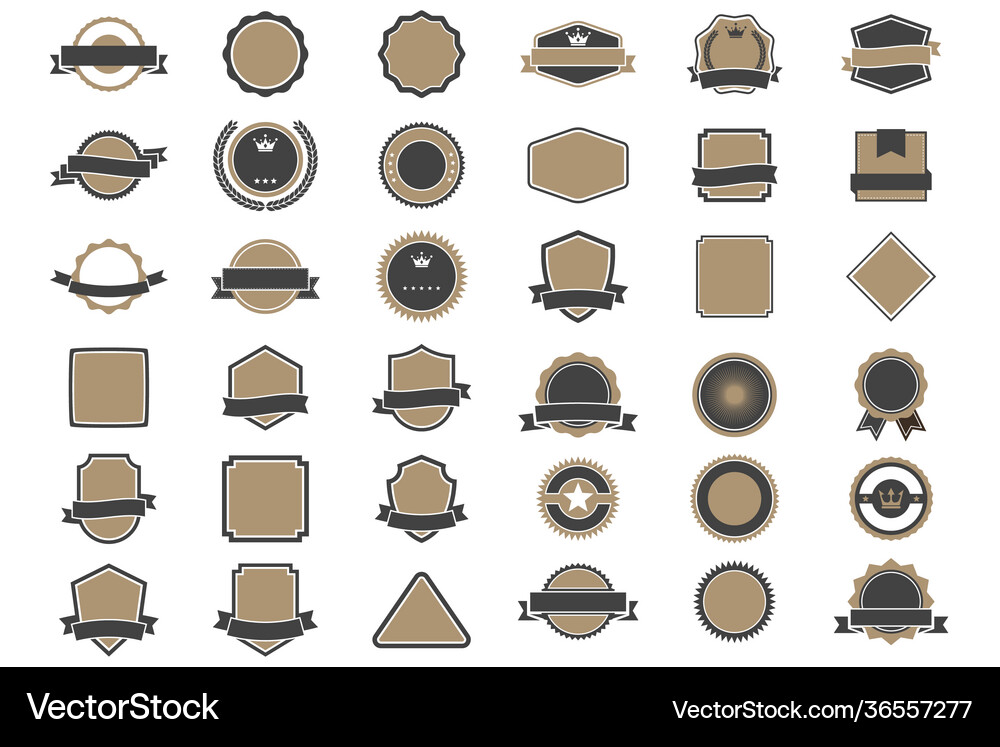 Vintage retro logo for banner Royalty Free Vector Image