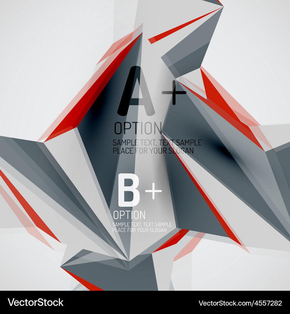 Geometric shapes in air abstract Royalty Free Vector Image