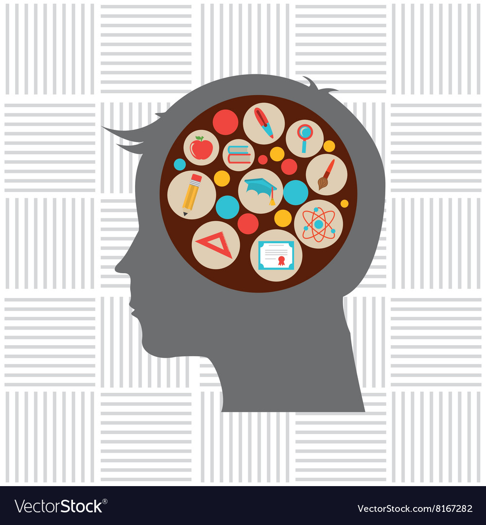 Thought concept design Royalty Free Vector Image