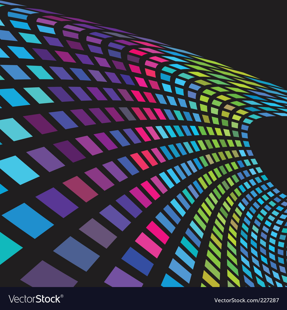 Colorful Wave Pattern Royalty Free Vector Image