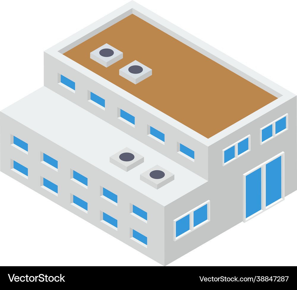 Commercial shopping mall Royalty Free Vector Image