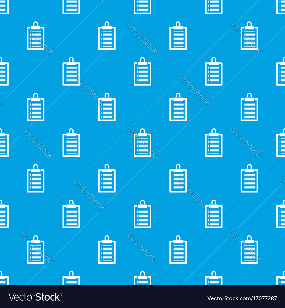 Document plan pattern seamless blue Royalty Free Vector