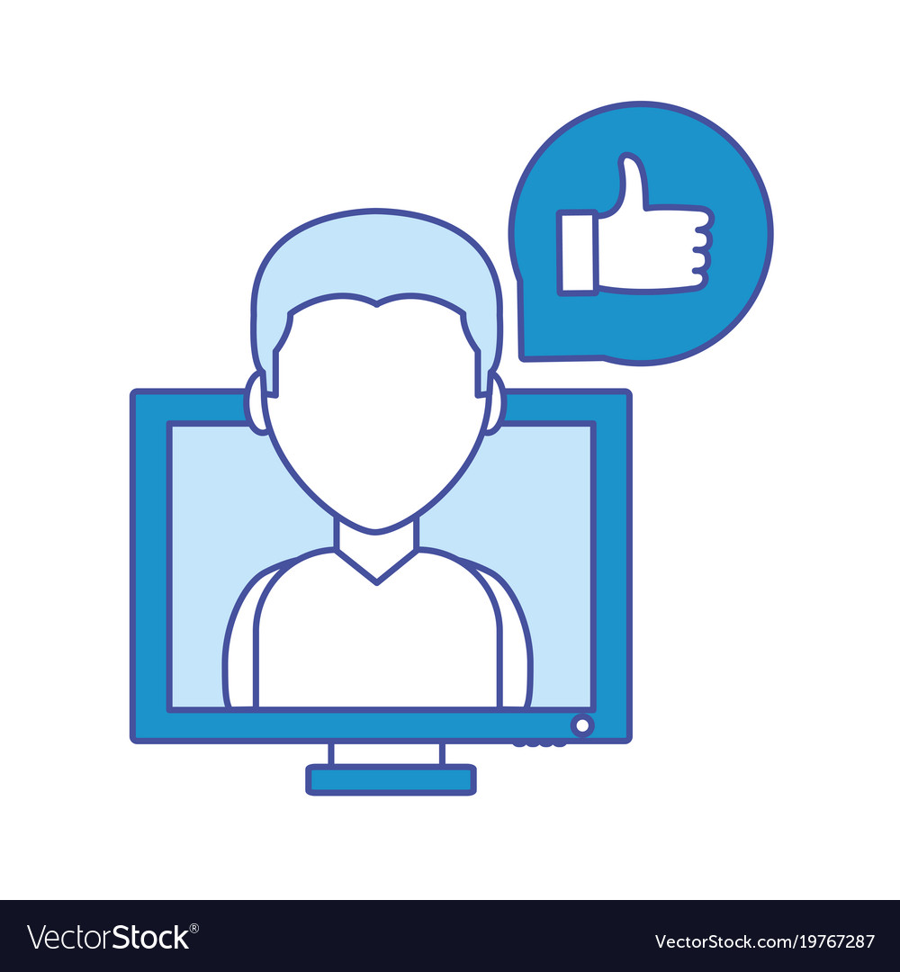 Isolated computer design Royalty Free Vector Image