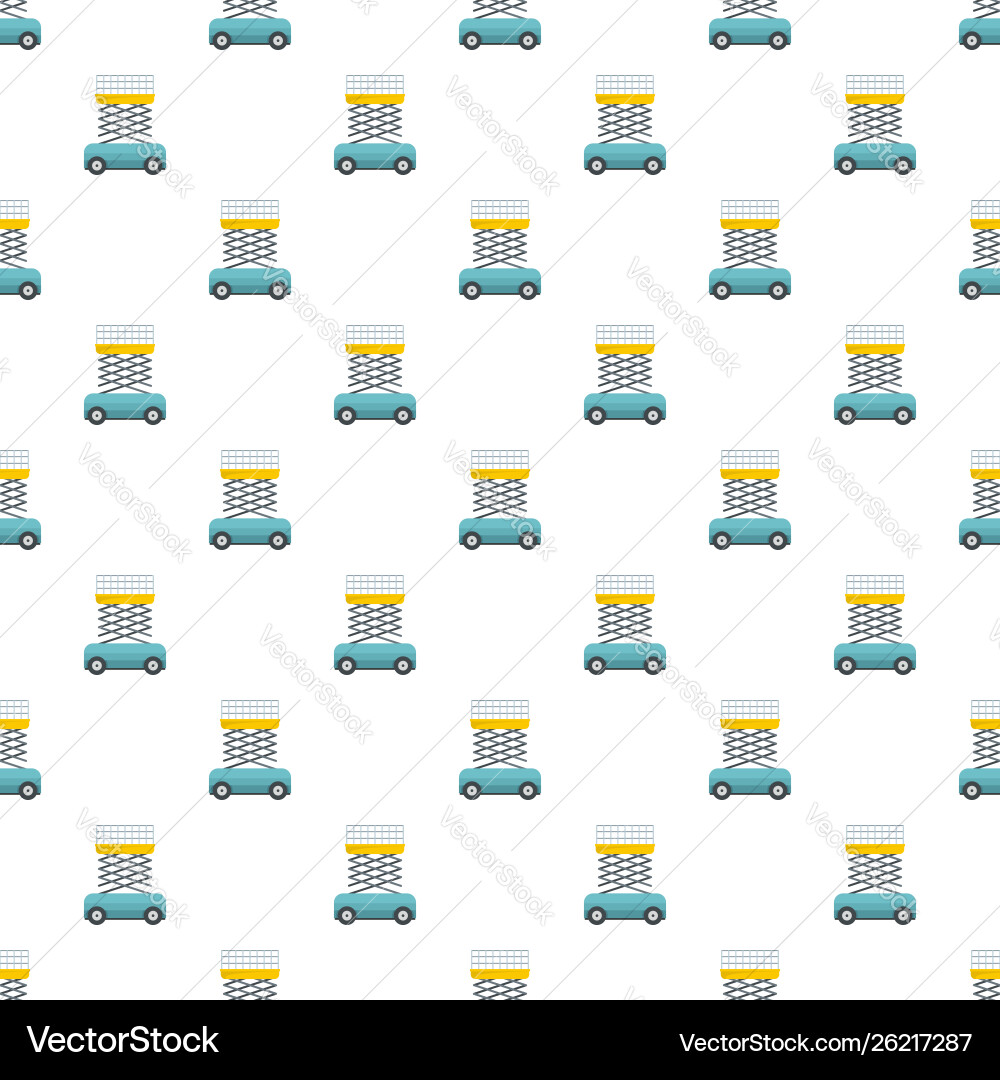 Lifting platform pattern seamless Royalty Free Vector Image