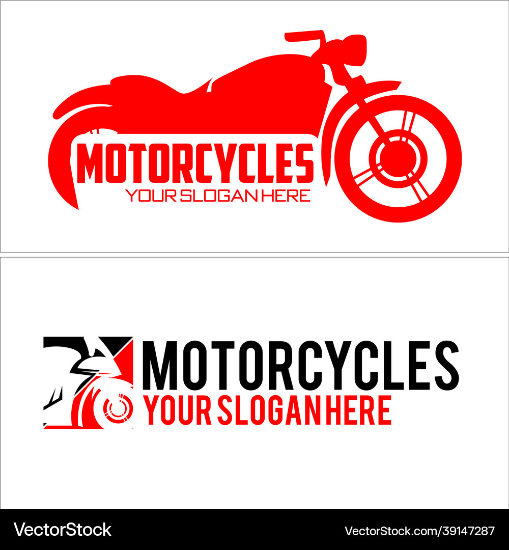 Motorcycles classic community service business Vector Image