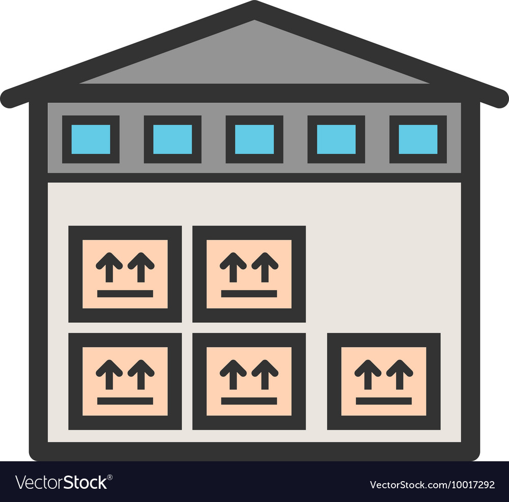 Storage unit Royalty Free Vector Image - VectorStock