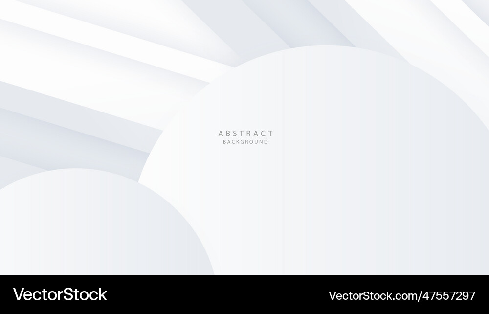 Abstract geometric white and grey color Royalty Free Vector