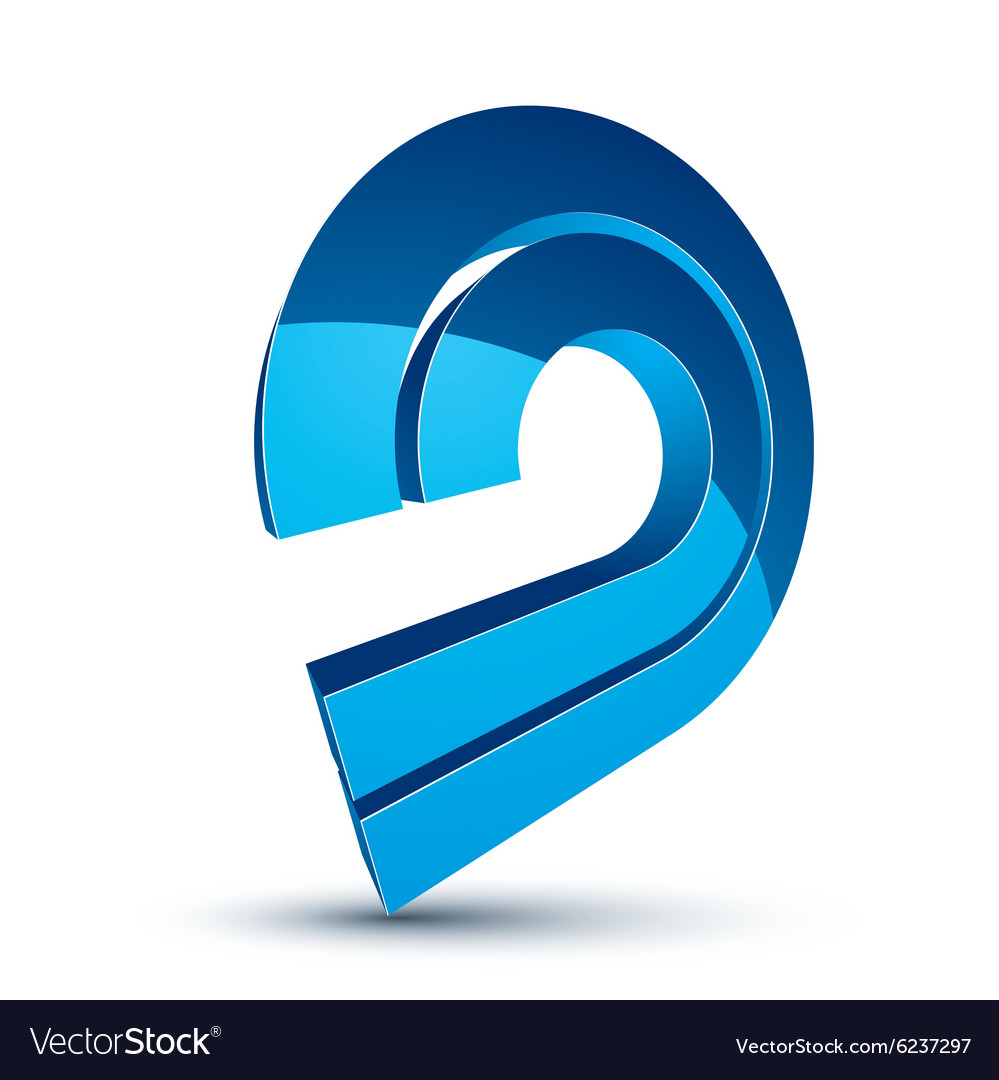 Three-dimensional colorful graphical icon isolated Three-dimensional colorful graphical icon isolated