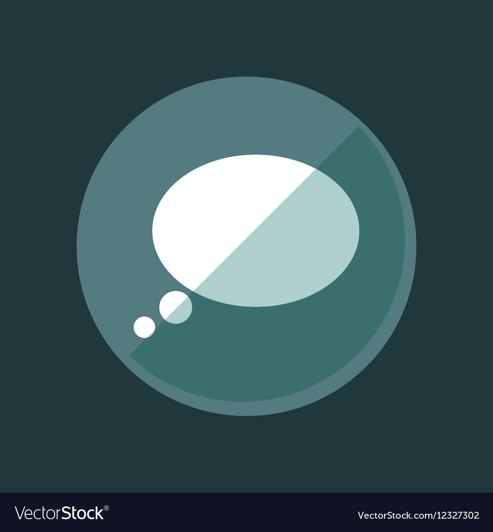 Chat bubble social media Royalty Free Vector Image