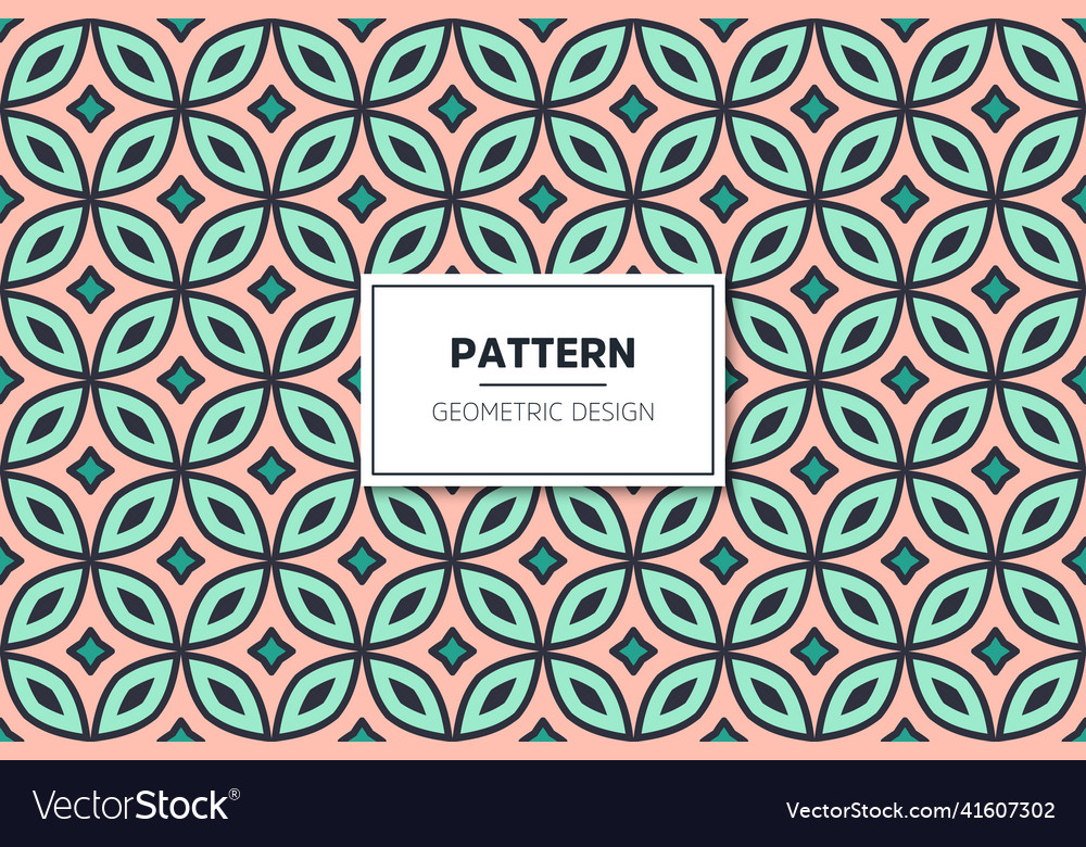 Geometric simple seamless pattern with colorful Vector Image